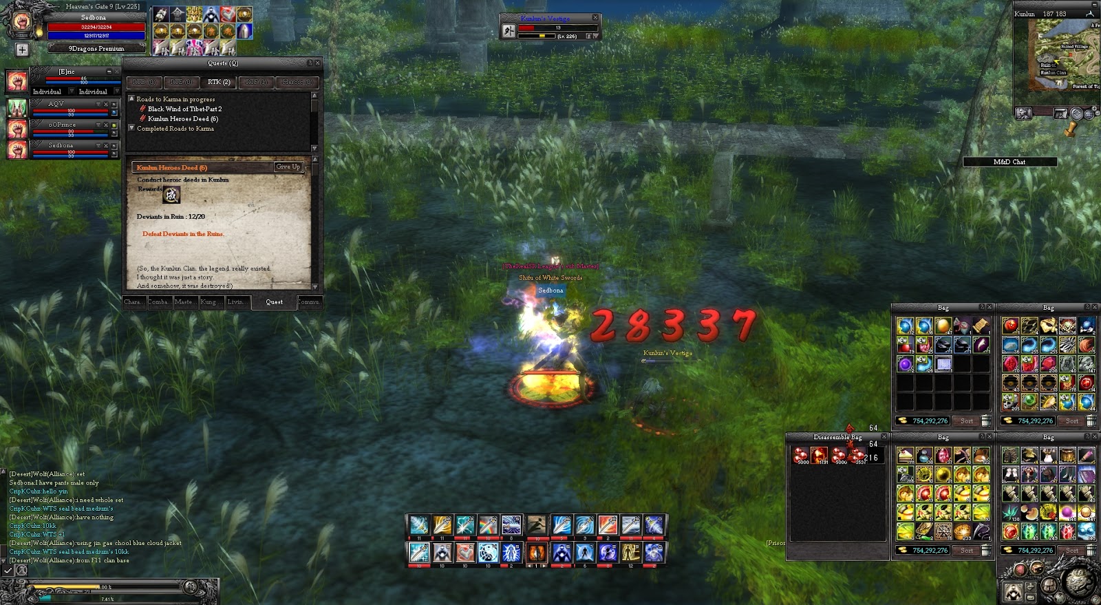 Quests RTK Kunlun | RedFox Games