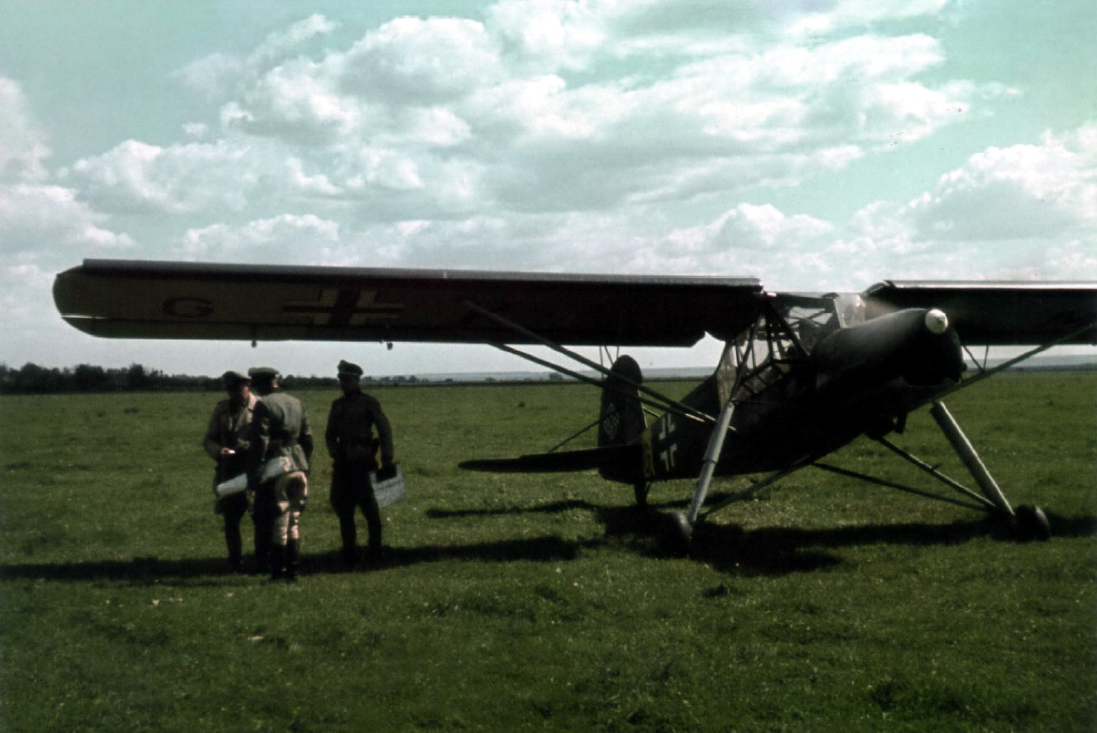 World War II in Color: Fieseler Fi 156 Storch Liaison Aircraft