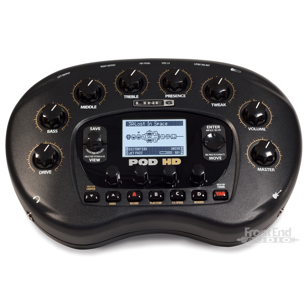 Line 6 POD HD Multi-Effect Processor Coming to Front End Audio