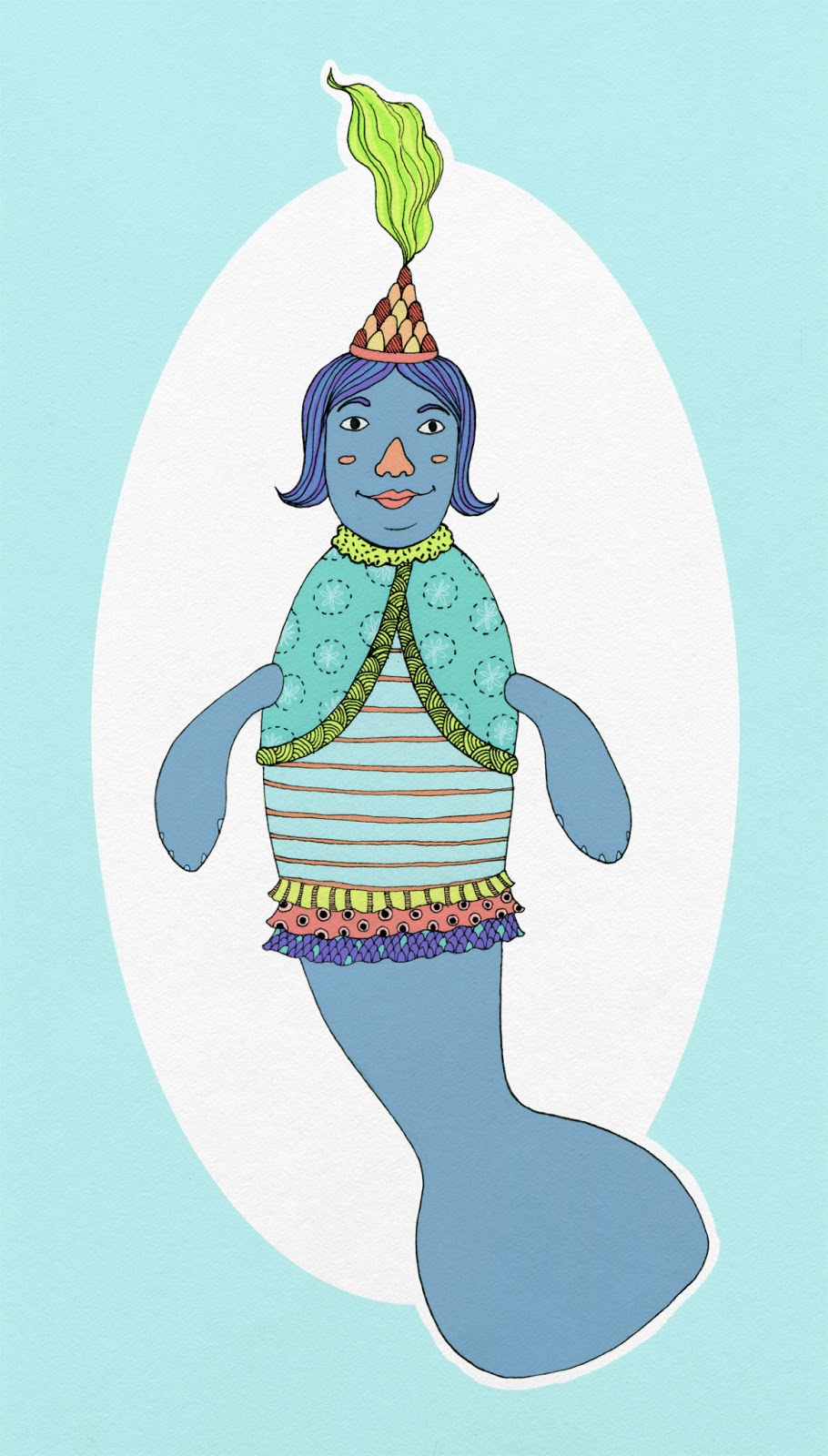 Grace Enjoys Drawing Things