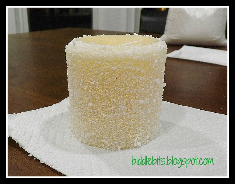 Biddle Bits: DIY snow candles