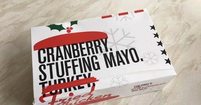 Reaching for Refreshment : Snackmas Day 10- KFC UK Colonel's Christmas ...