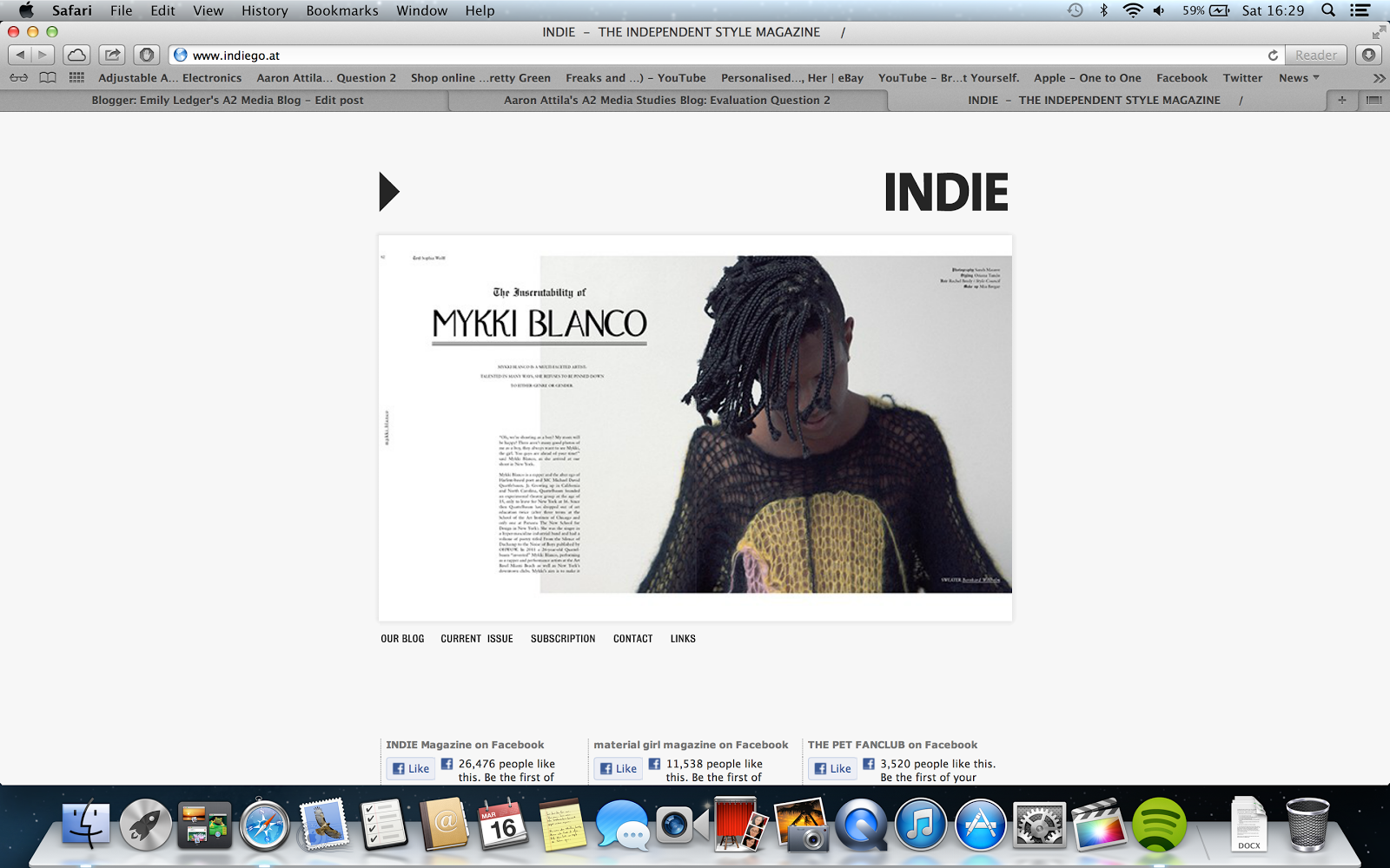 Emily Ledger's A2 Media Blog