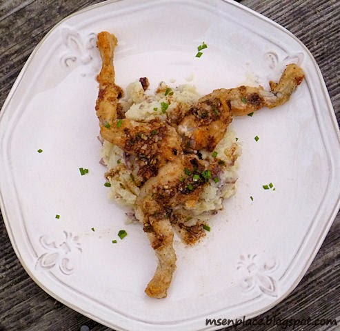 Ms. enPlace: Senses in the Kitchen {Buttery Garlic Frog Legs over ...
