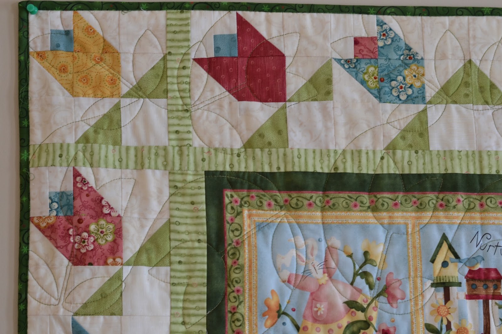 Spring Quilted Wall Hanging