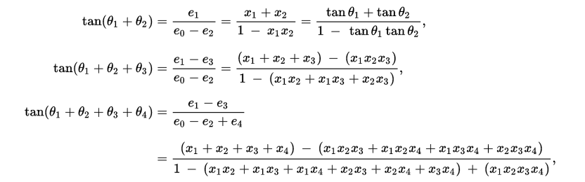Trigonometric formulas: 7. Angle sum and difference identities