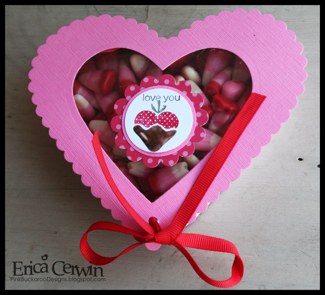 Heart Shaped Candy Box - Pink Buckaroo Designs