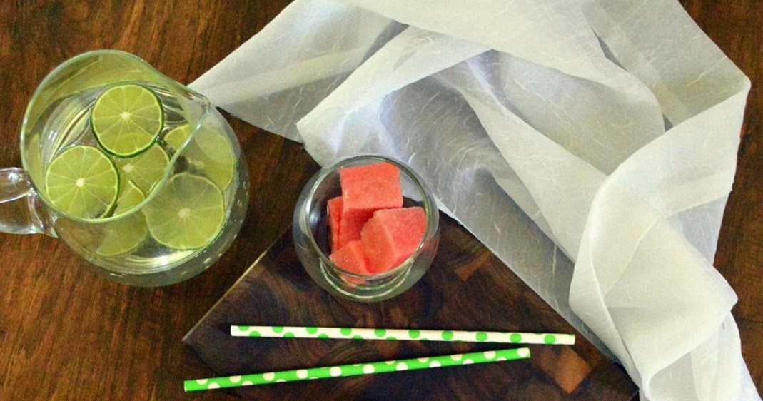 Joyously Domestic: Watermelon Ice Cubes