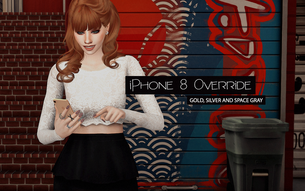 Sims 4 Apple iPhone 8 Override | dreamteamsims