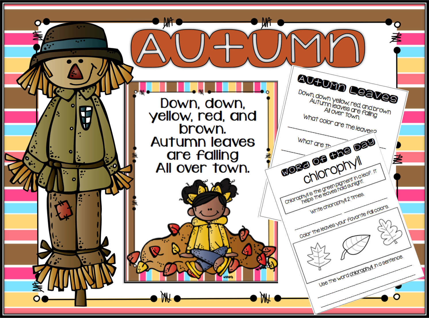 1st Grade Hip Hip Hooray!: Autumn...Craft and Activities