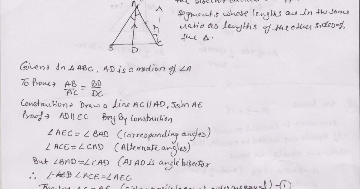 Mathematics And Science Class: Important Theorems