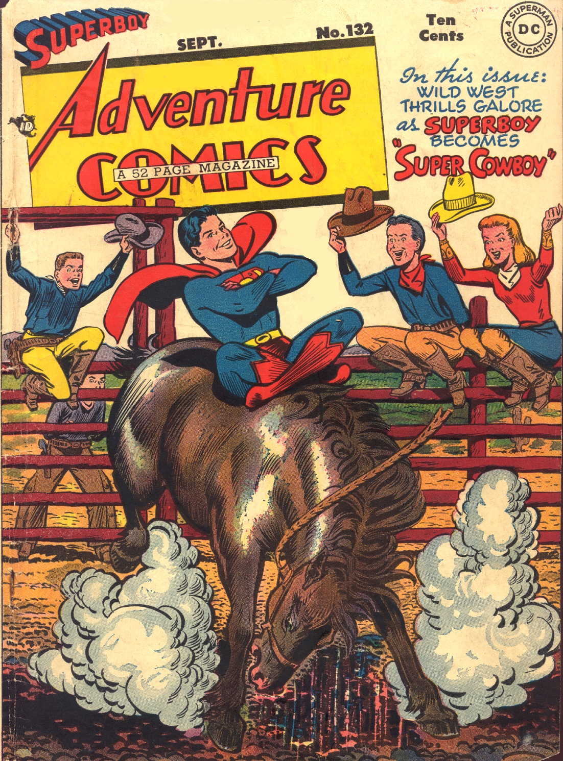 Days of Adventure: Adventure Comics # 132, September, 1948