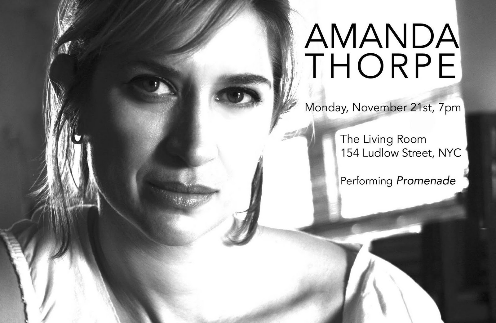 Yorkville: Stoops to Nuts: Amanda Thorpe Record Release @ The Living ...