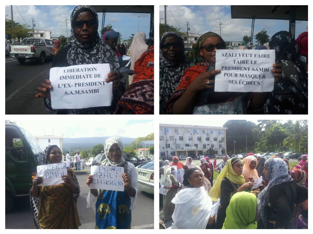 Moroni: Des femmes du parti JUWA demandent la "libération" de l'ancien ...