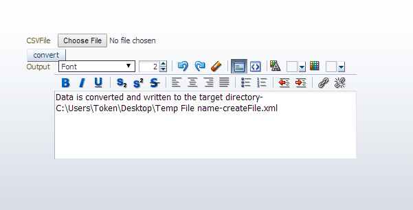 Learning SOA: Accept a CSV input and convert it to XML in ADF
