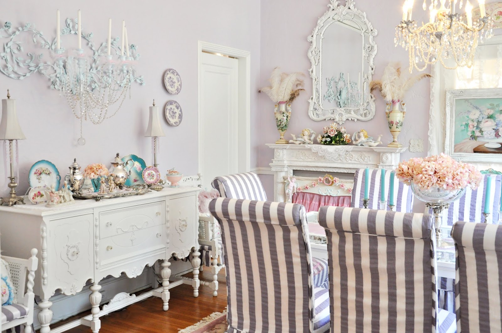 Olivia's Romantic Home: Shabby Chic Home Tour~ Jennifer July Cottage of ...