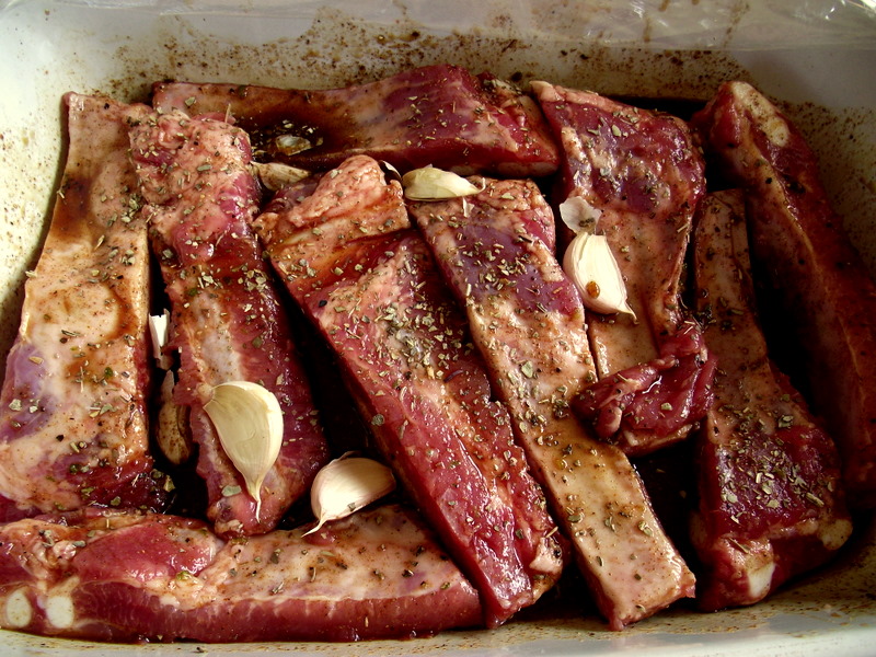 Calso Cooks from the Sustainable Larder: Sticky Bacon Ribs