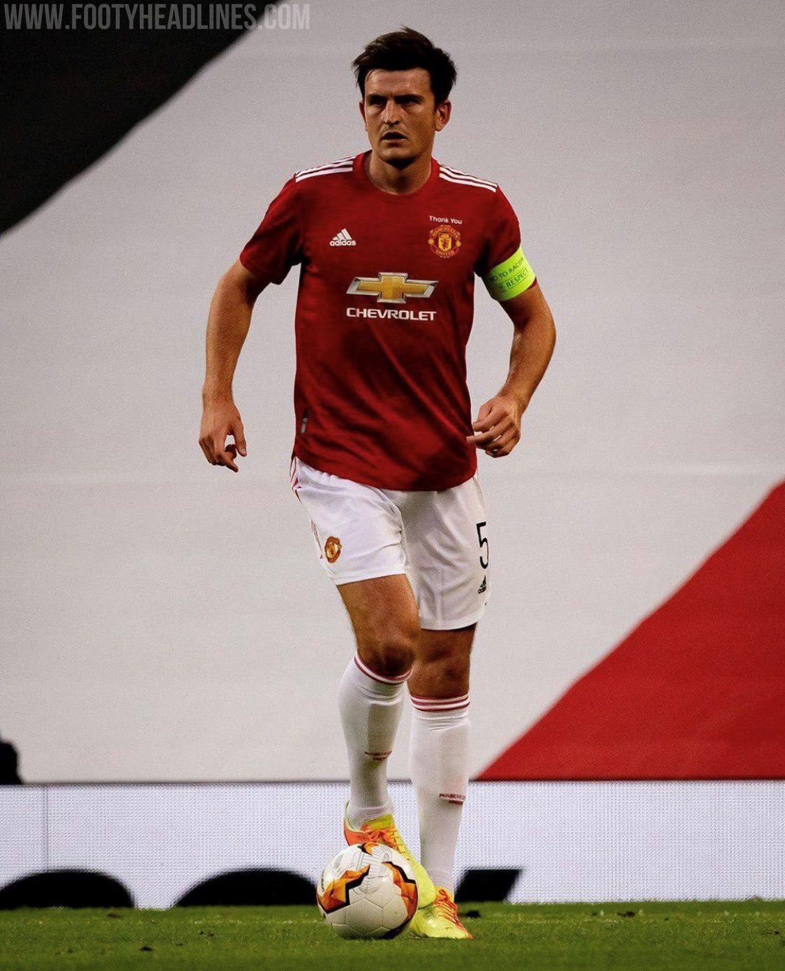 On Pitch: Manchester United 20-21 Home Kit With Alternative Socks ...