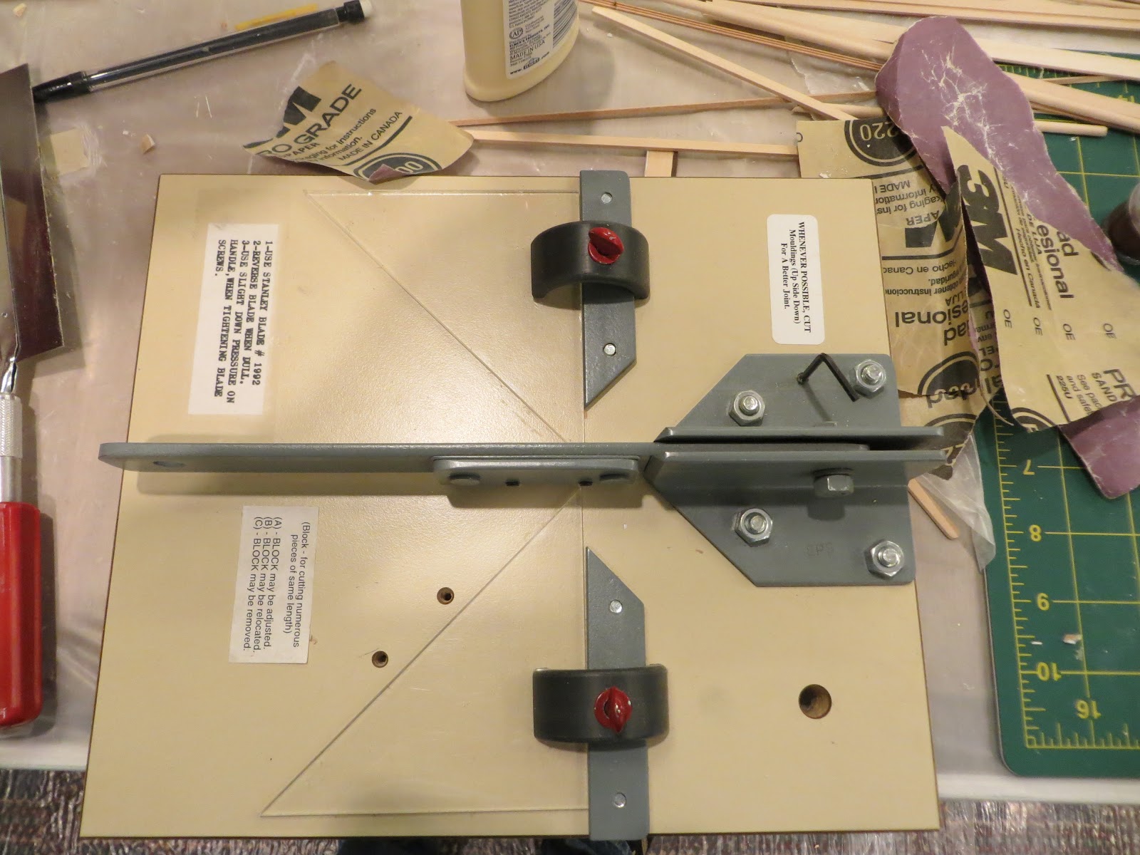 THE PERIPATETIC MINIATURIST: Preac Table Saw and "The Chopper"