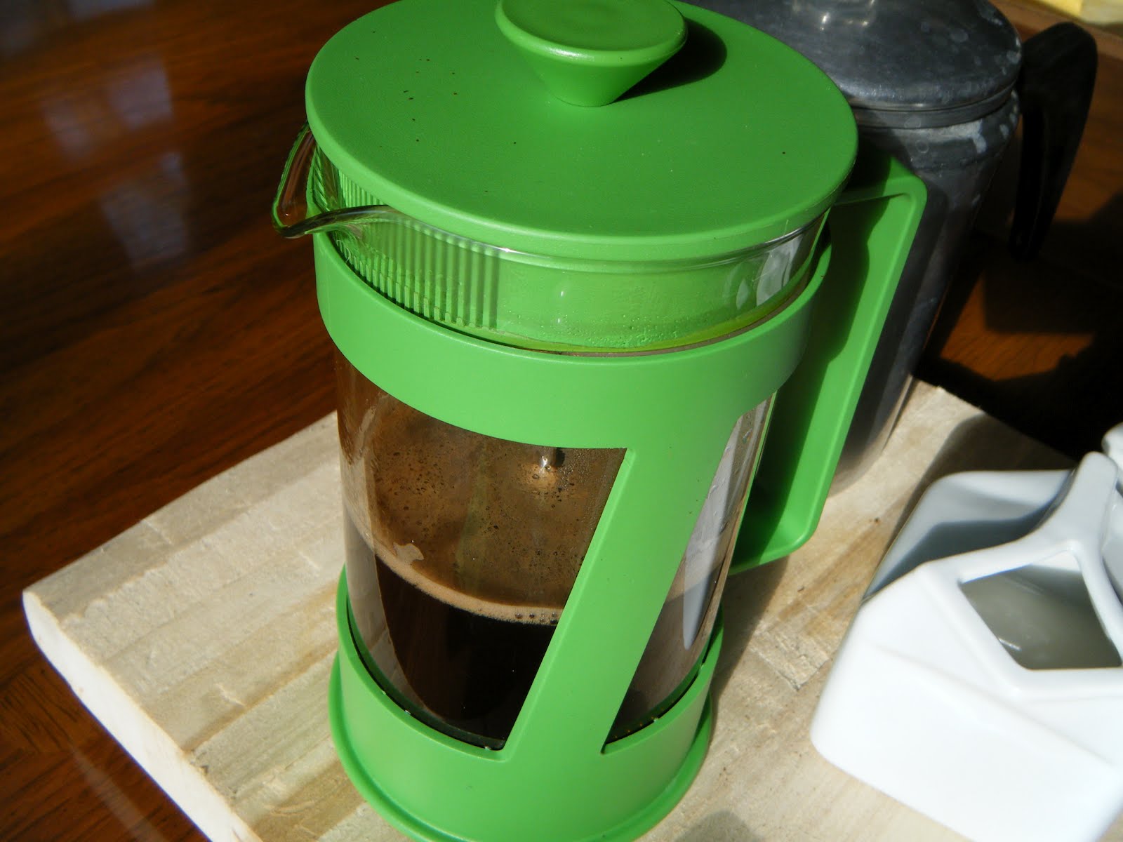 What About Pie: How to use a French coffee press