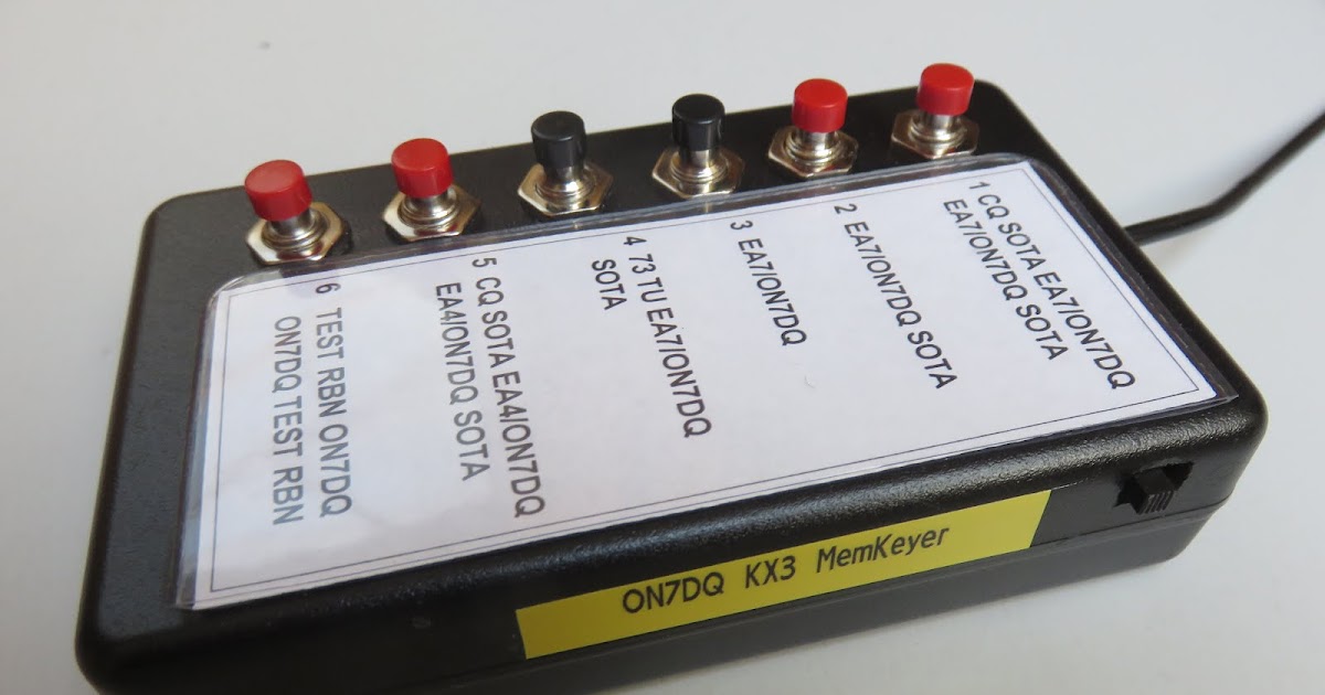 ON7DQ (KF0CR) HAM Radio Blog: KX3/KX2 Memory Commander
