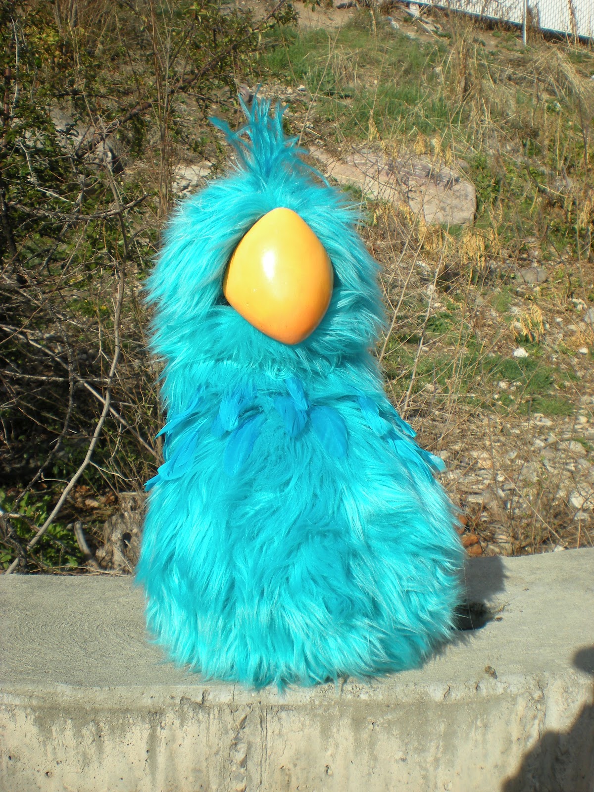 The Golden Glue Gun: Bird Muppet Style Puppet