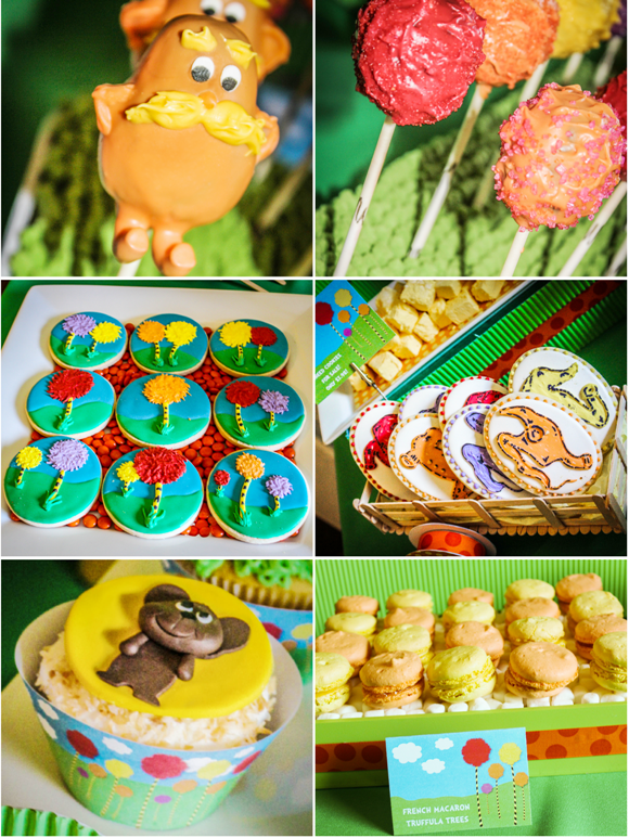 An Incredible Lorax Inspired Birthday Party - Party Ideas | Party Printables Blog