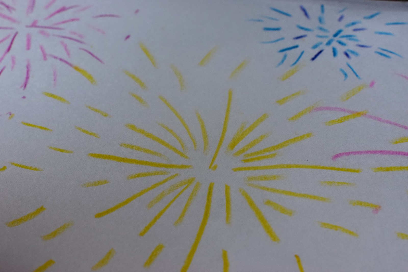 Bonfire Night Craft: Paint a Crayon Resist Firework Picture - Diary of ...
