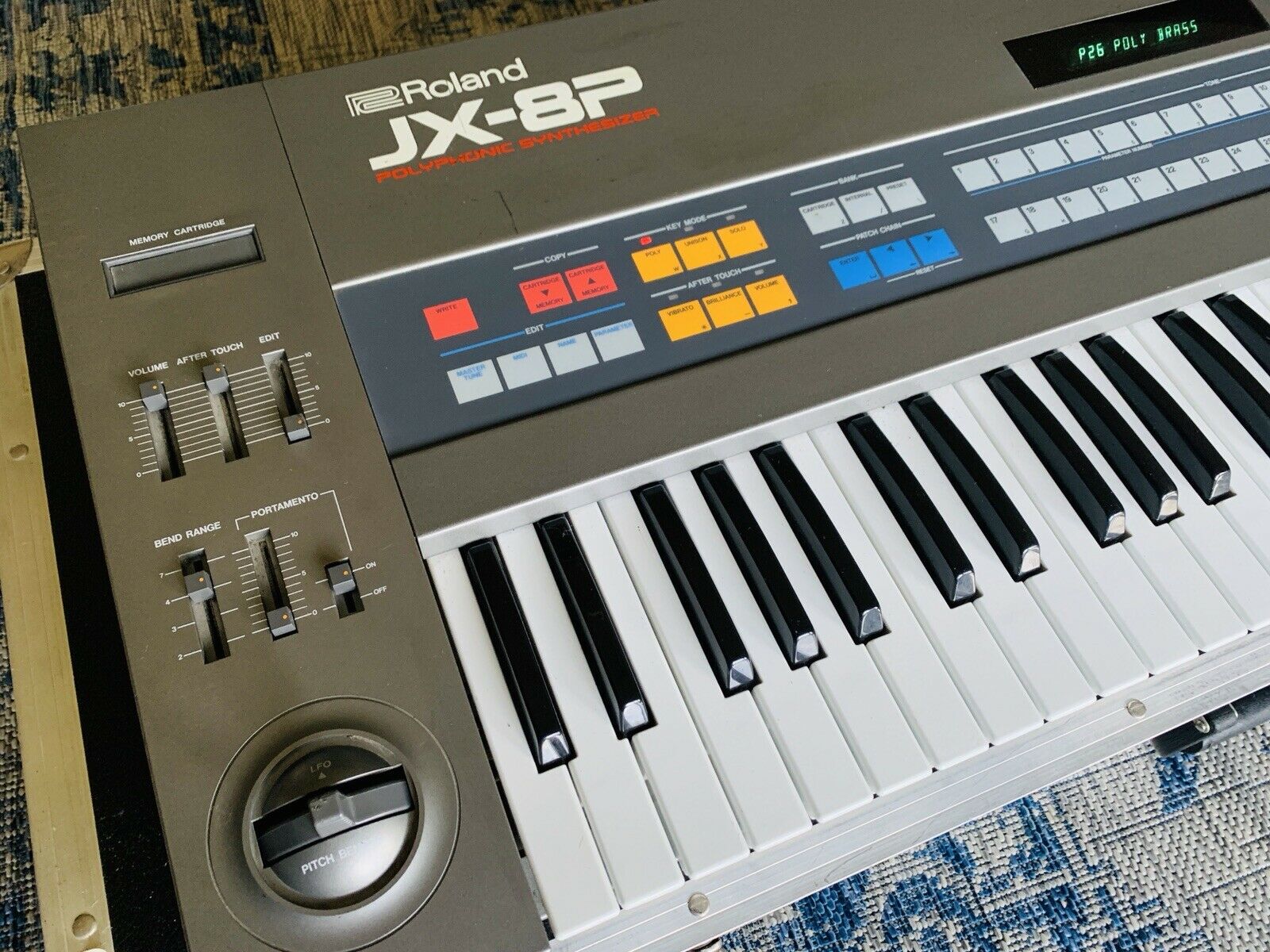 MATRIXSYNTH: Roland JX-8P Vintage Analog Synthesizer SN 626488