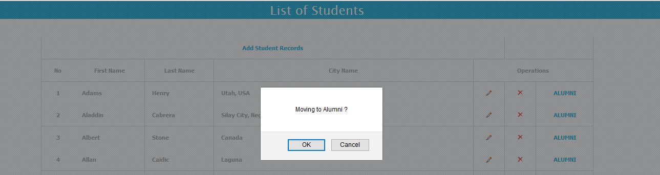 Free Programming Source Codes and Computer Programming Tutorials: Student Alumni Registration ...