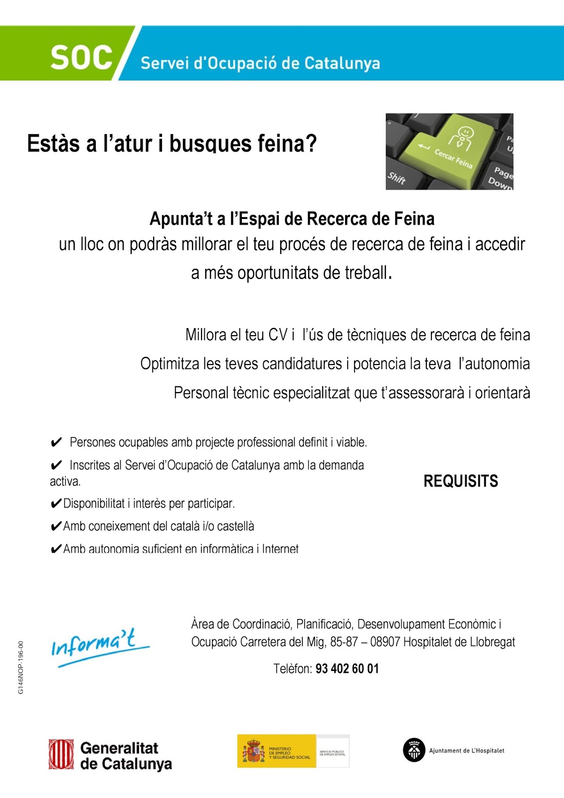 Clica i Aprèn: SOC Servei d'Ocupació de Catalunya