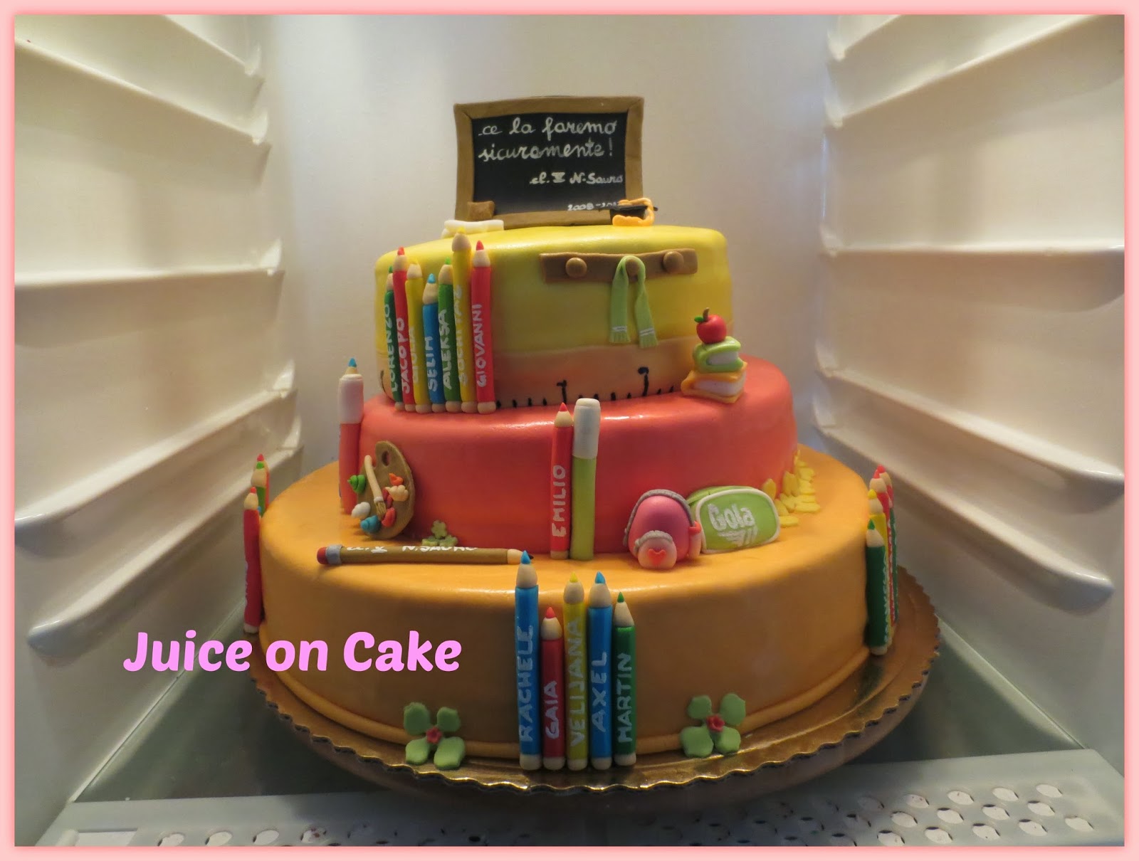 Juice on Cake - le torte di Jessica: Torta "Ultimo giorno di scuola"!
