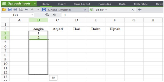 Memasukkan Rangkaian Data Dengan Cepat Di Spreadsheet Dan Excel Info It
