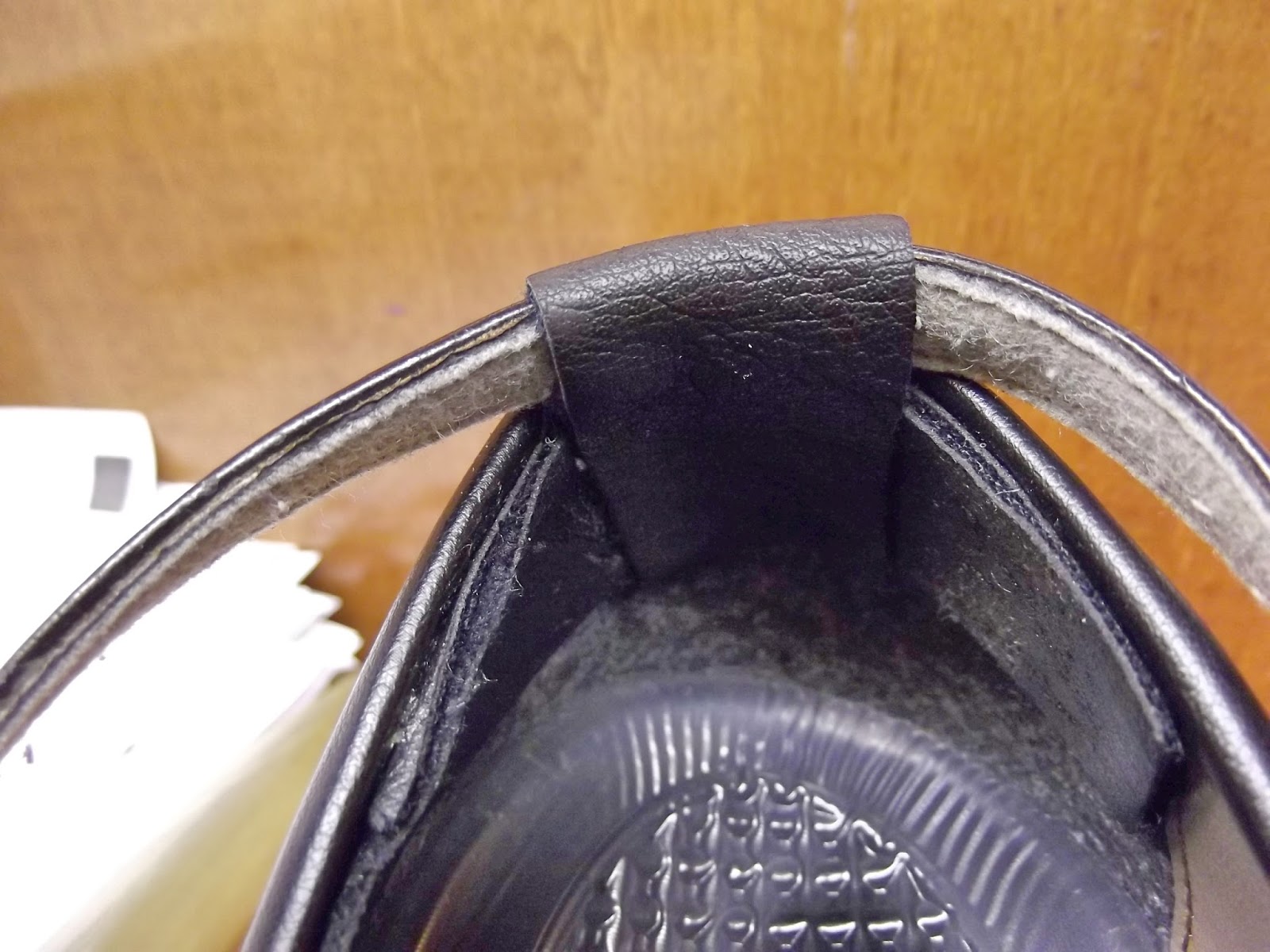 Refashion Co-op: Plain wedges to ankle strap wedges