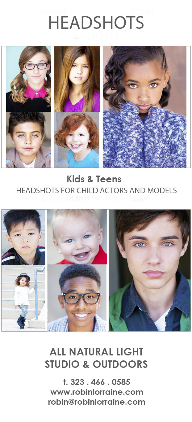 Headshots Kids and Teens - Young actors and child models.: child acting ...