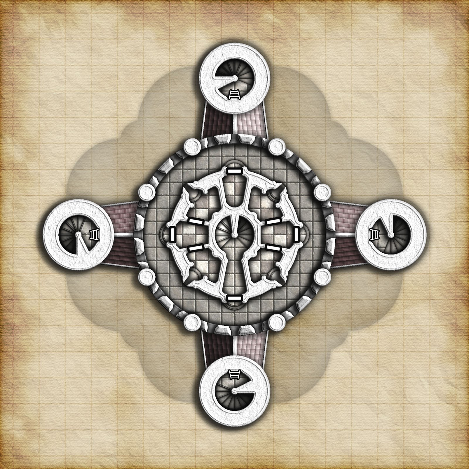 The Crooked Staff Blog: Helroth's Tower now includes VTT maps!