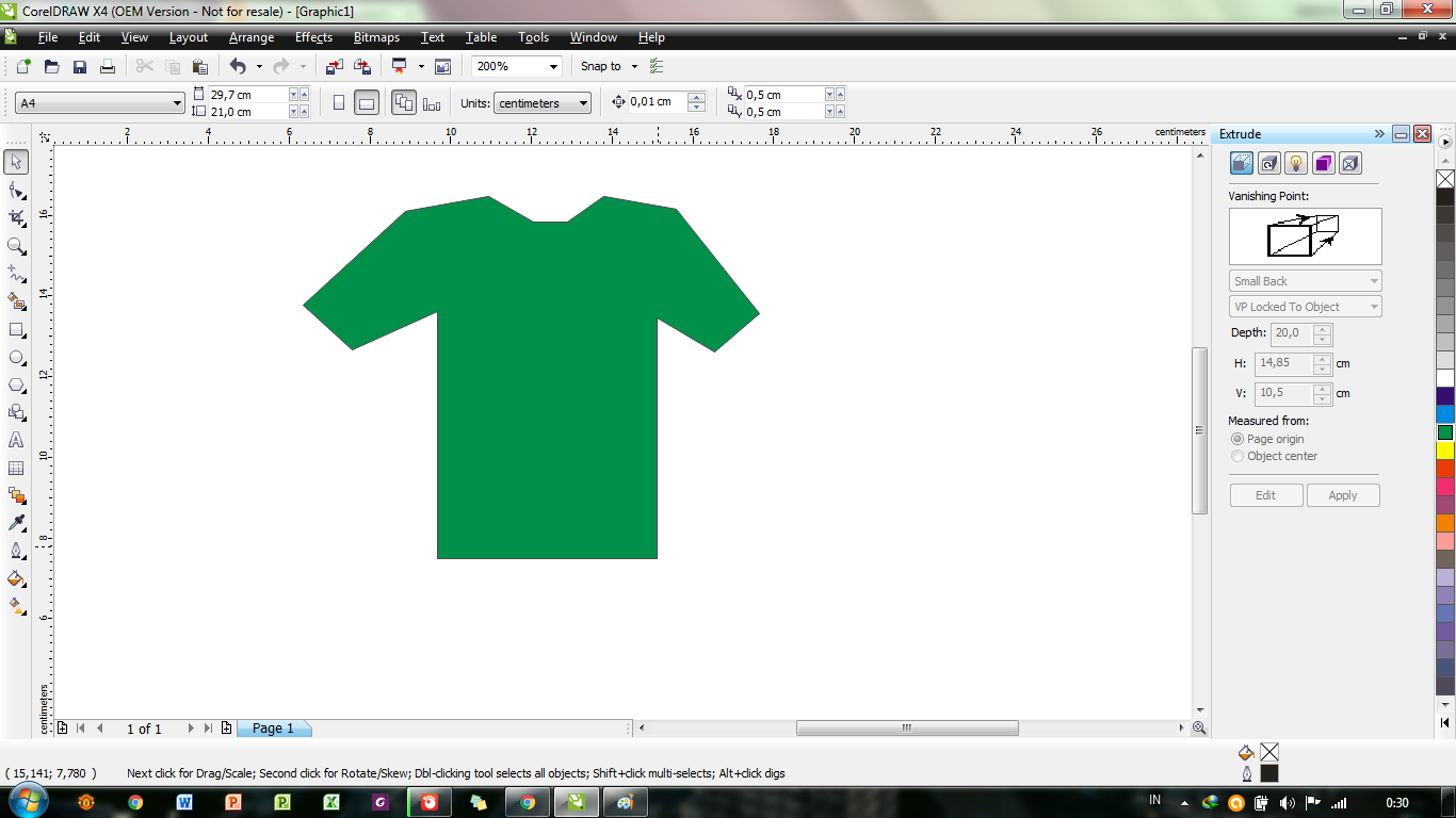Cara mendesain baju kaos di Corel Draw ~ Desain Computer