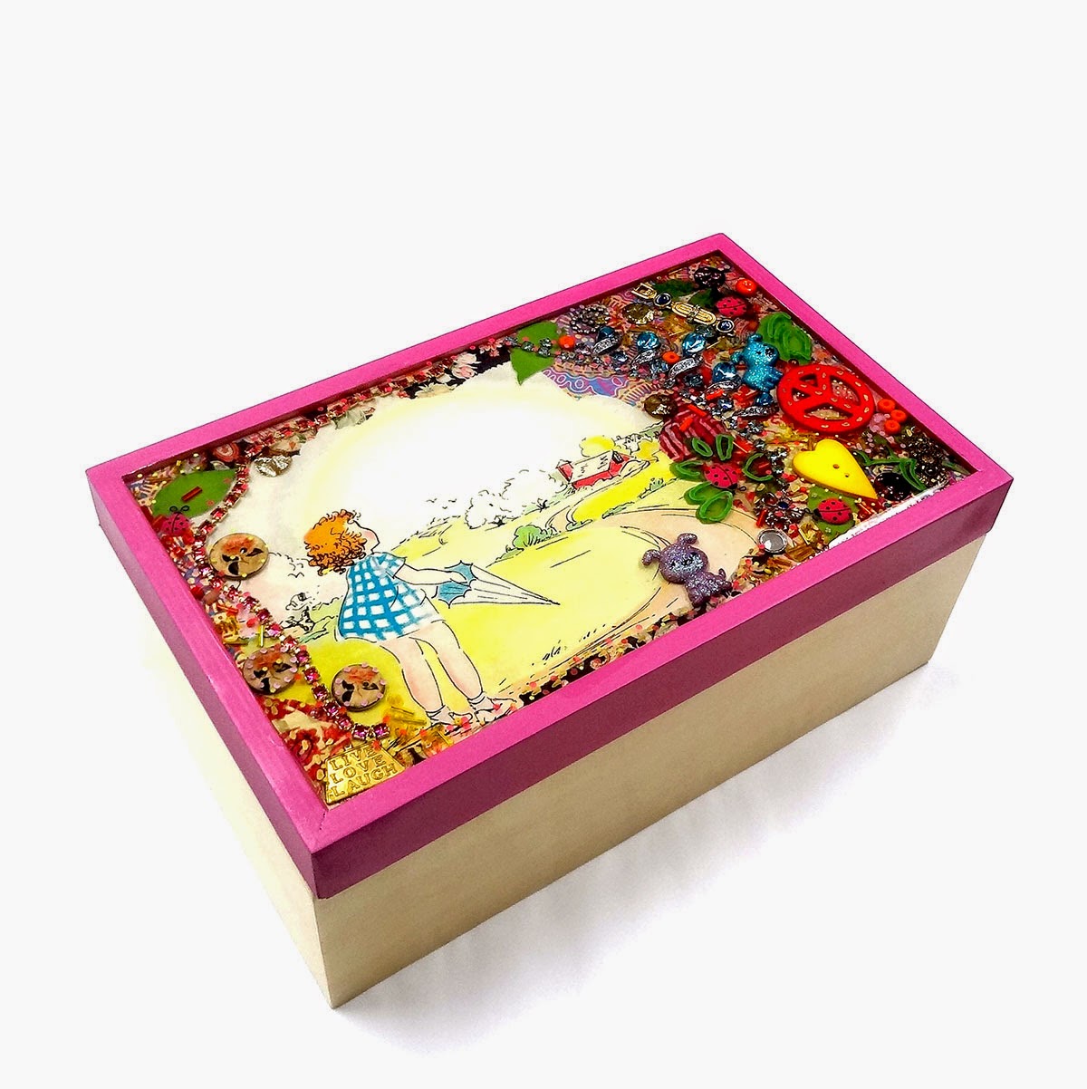 Resin Crafts: Little Poetry Box With Resin Filled Lid