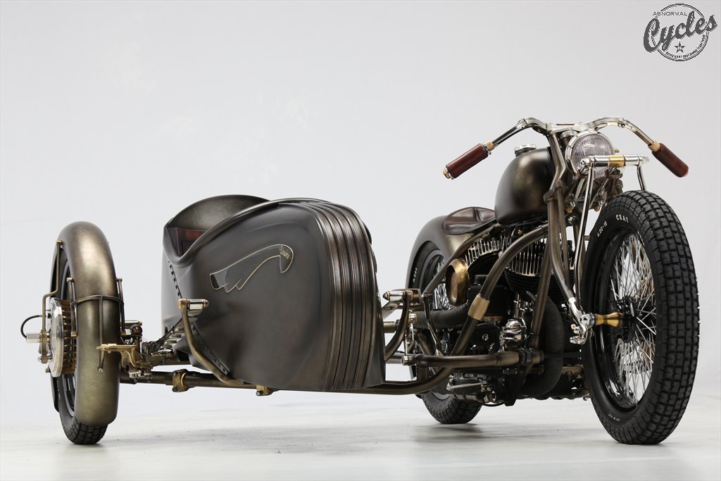 avecdesyeuxplusgrands: Steampunk Sidecar Jamesville Harley 1200 ‘U ...