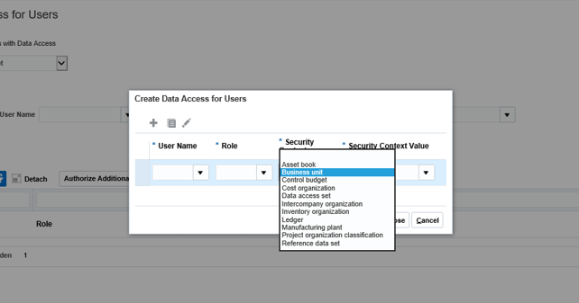 Oracle Application's Blog: SQL Query to Extract User Data Access Details in Oracle fusion