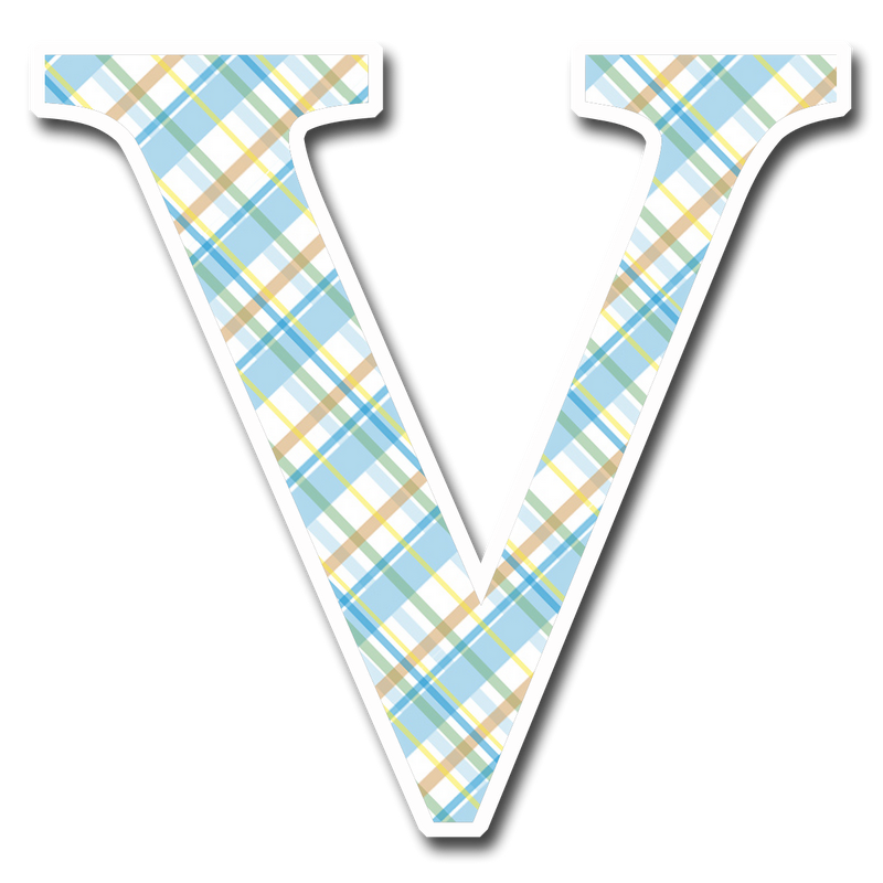 GRANNY ENCHANTED'S BLOG: "Blue-Tan Plaid" PNG Free Scrapbook Alphabet