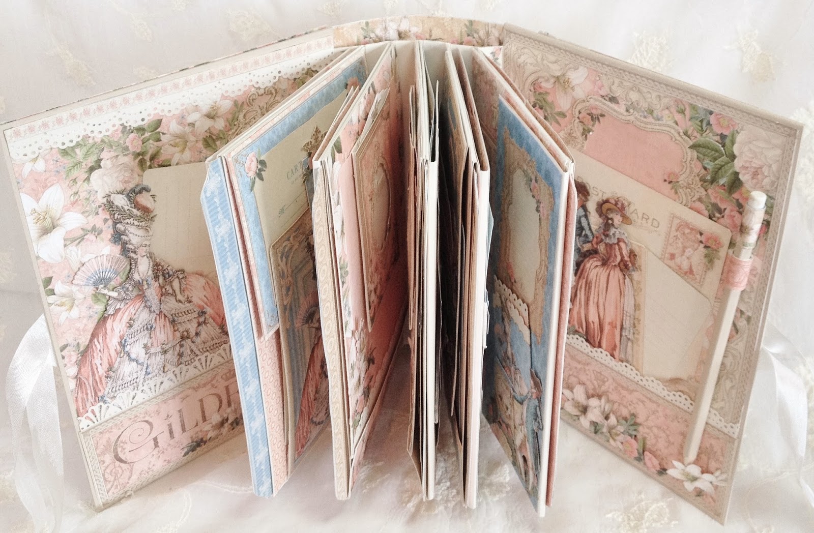 How to make a 8x5 pocket mini album part 13 | annes papercreations ...