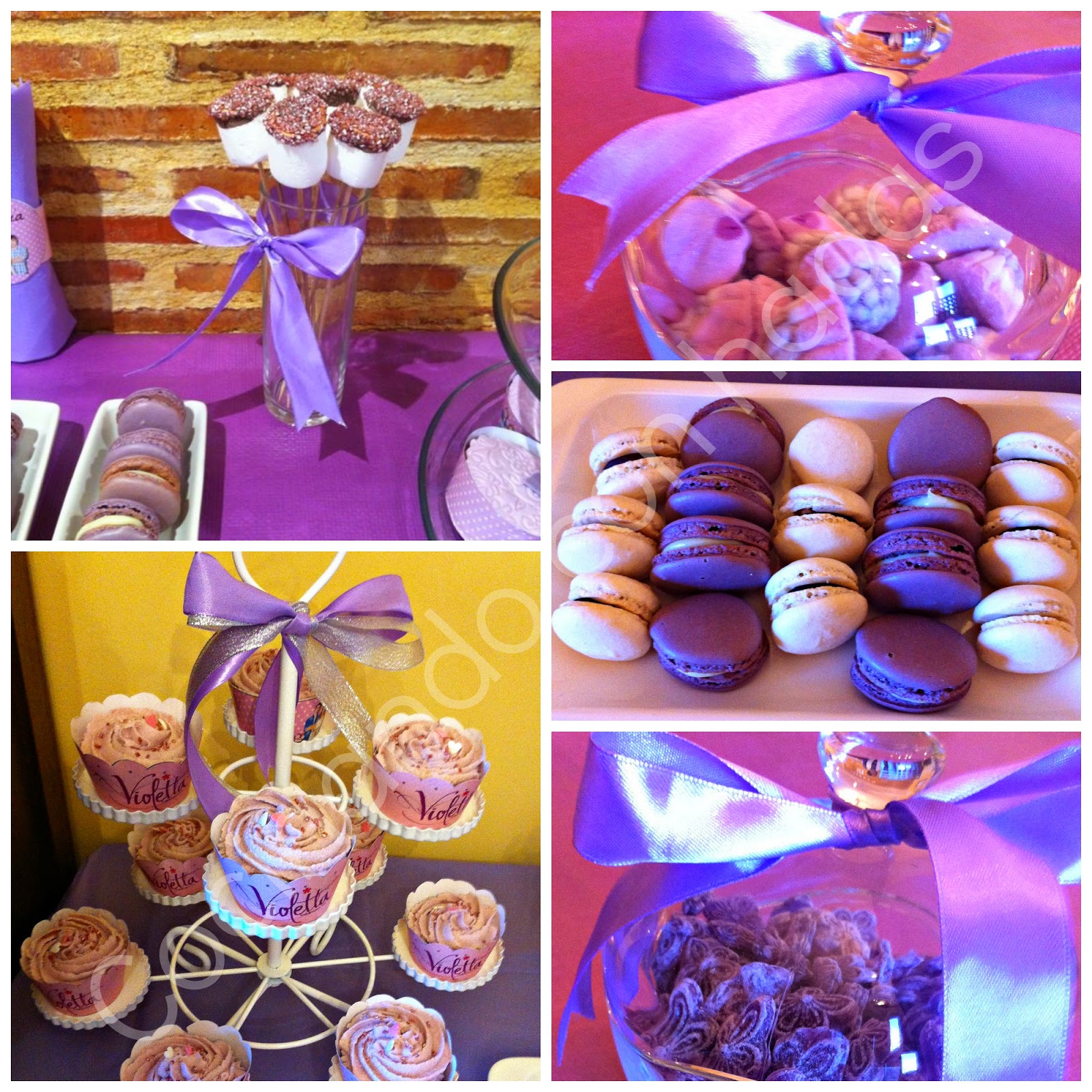 Cocinando con hadas: Mesa dulce de Violetta