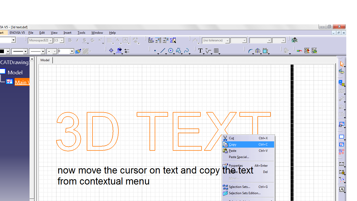 How To Make 3D Text In Catia V5 at Harlan Johns blog
