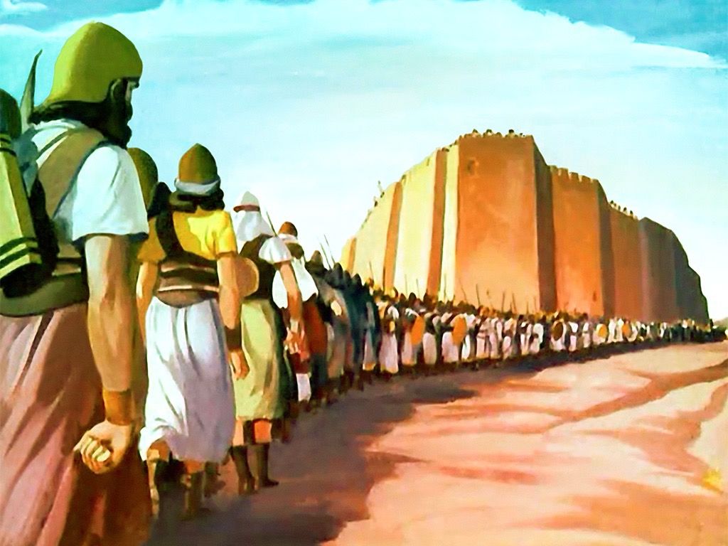 A TENDA NA ROCHA: Rodeando Jericó's