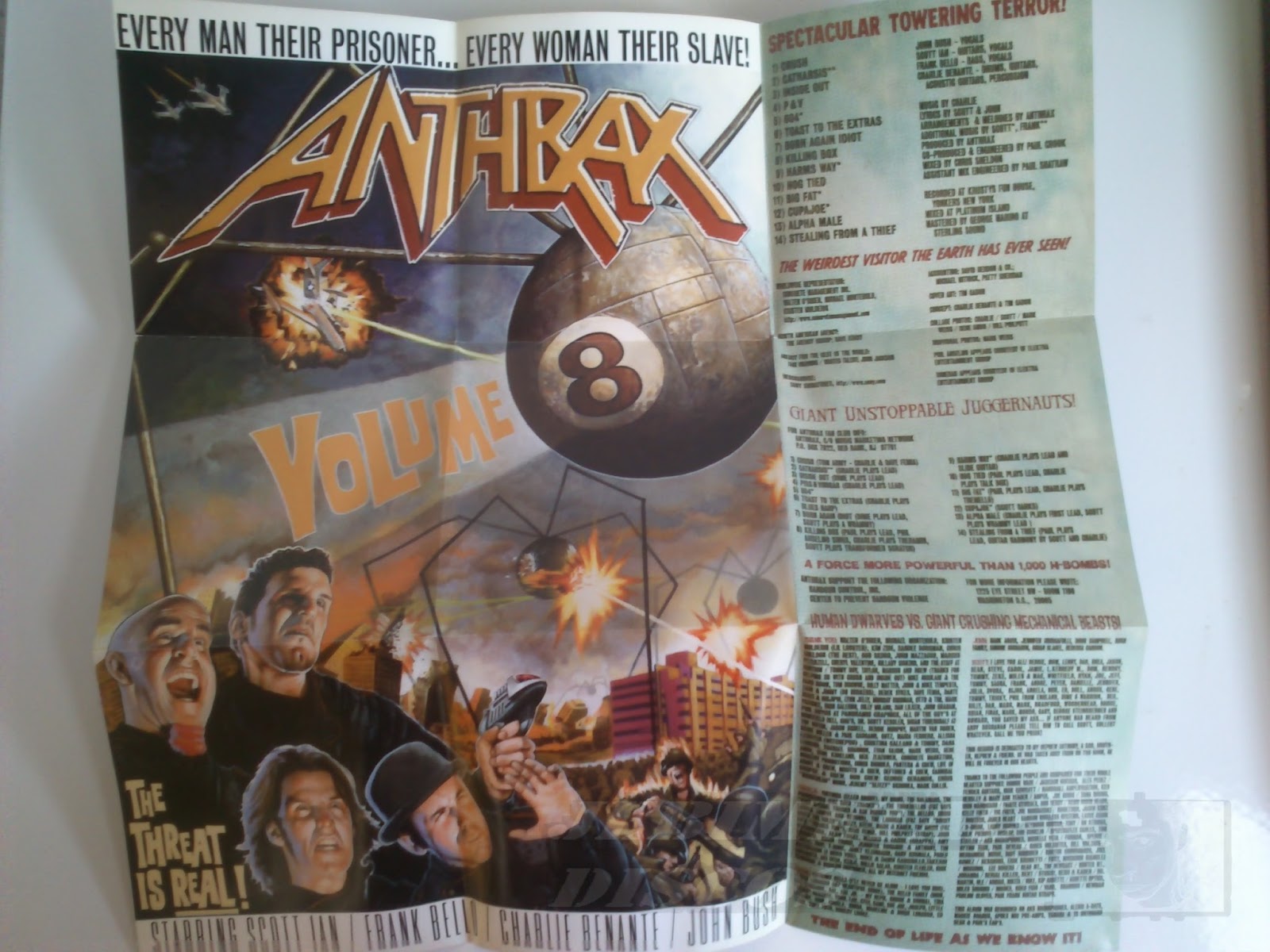 #0026 - ANTHRAX - Volume 8. The Threat is Real! - 1998 : JEBIMETAL DISCOS
