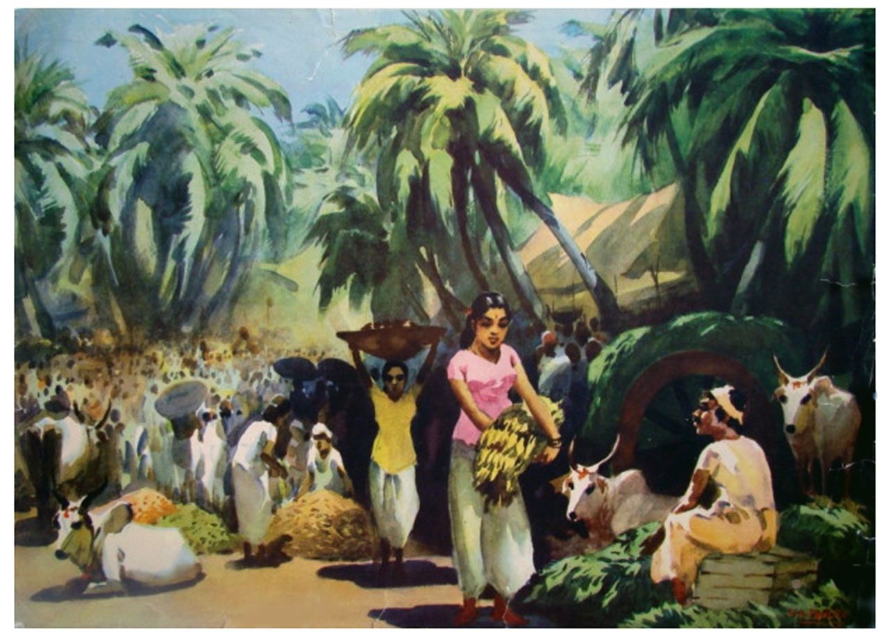 INDIAN INFLUENCES: G D Paulraj - Village Fair, Kerala