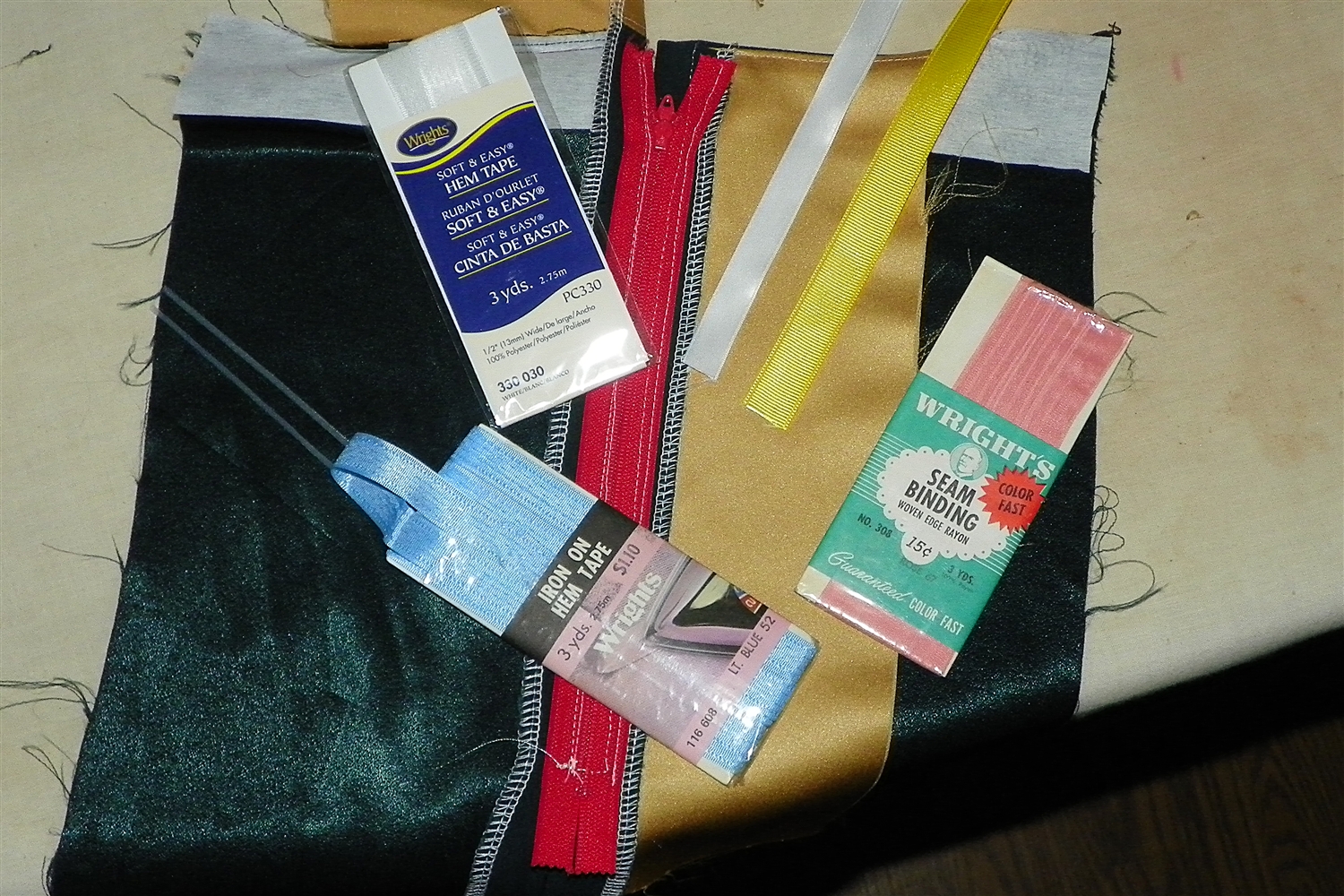 Elegant Obasan's Custom Creation Project: Open Top Lap Zipper Part I