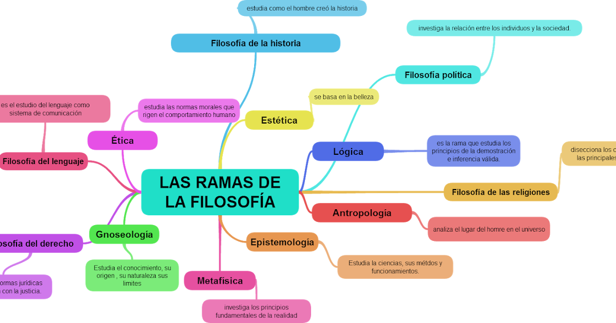 Filosofía de 4°: Ramas y disciplinas de la filosofía