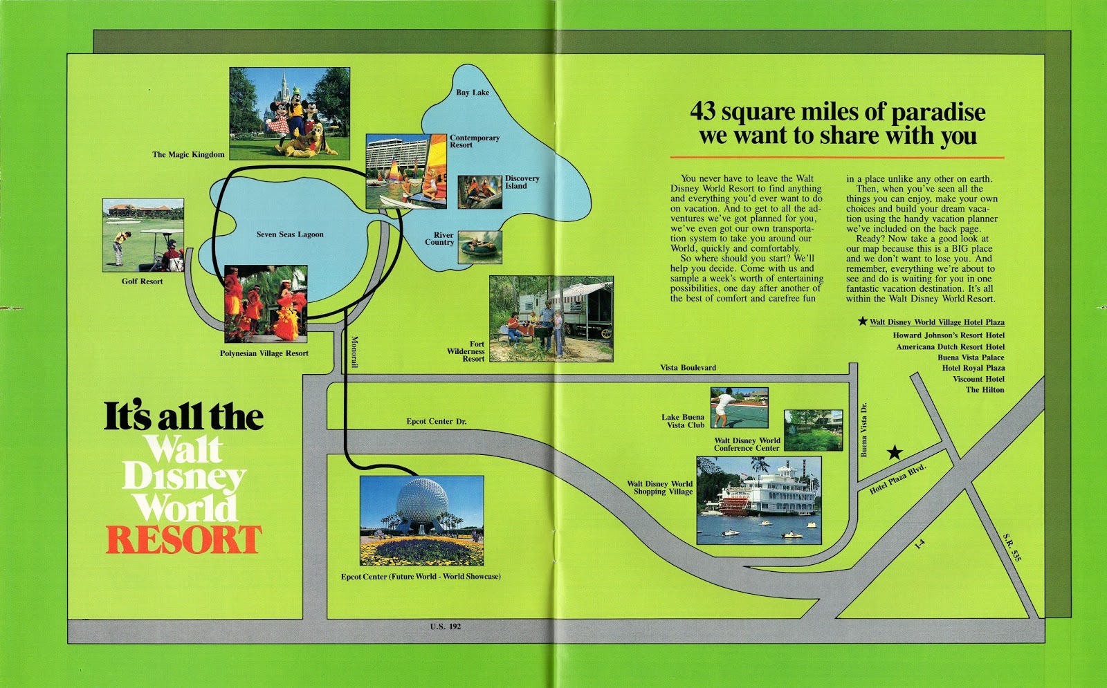 Disney Avenue: Walt Disney World's 1986 Resort Offerings